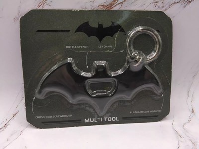Loot Crate Batman Symbol Multi-Tool Keychain, Bottle Opener ...