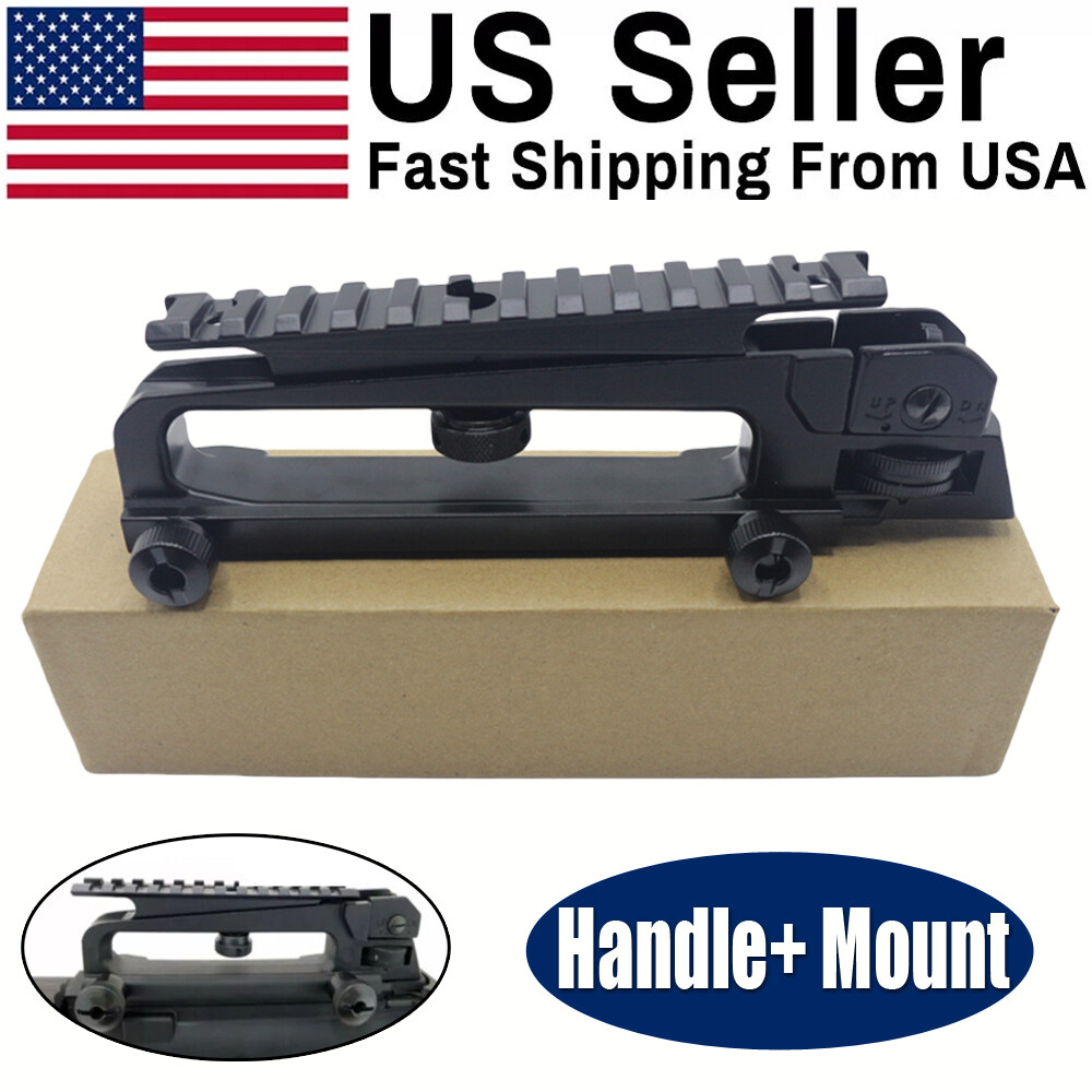 Tactical Rear Front Sight Carry Handle Mount Adjustable Low Profile ...