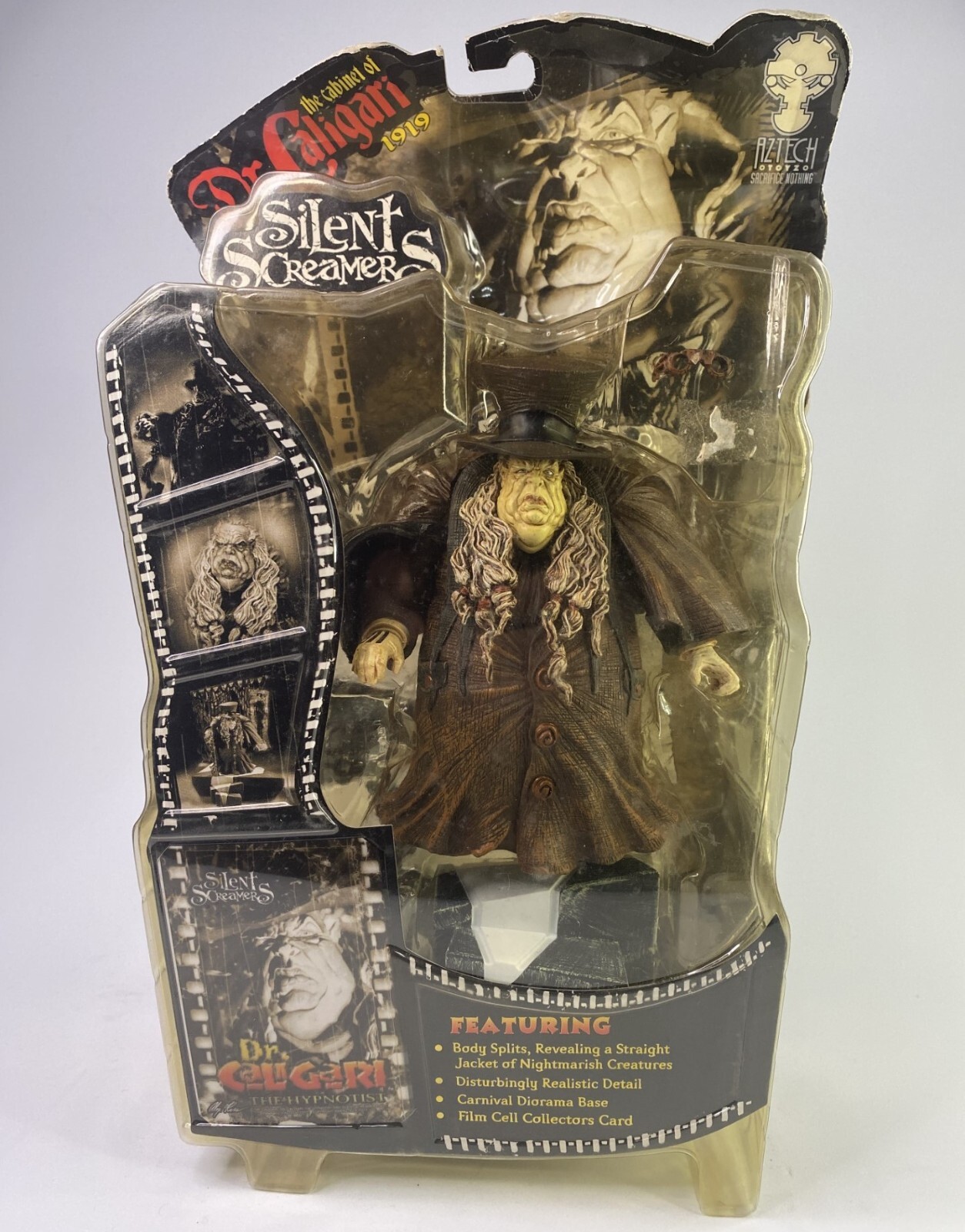 Aztech Toys Silent Screamers Series 1 Dr. Caligari The Hypnotist Action ...