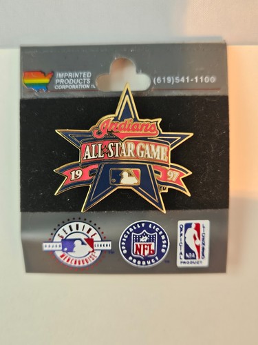 Vintage 1997 MLB ALL-STAR GAME LAPEL PIN Jacobs Field CLEVELAND INDIANS ...