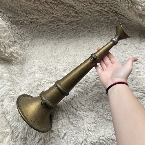 FIREMAN’S BRASS TRUMPET HORN- beautiful brass Fireman’s Trumpet Horn ...