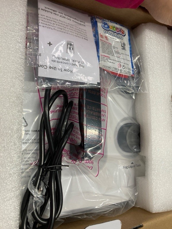 New Bubble & Fog Machine Combo 900W Party Smoke Maker with Remote ...