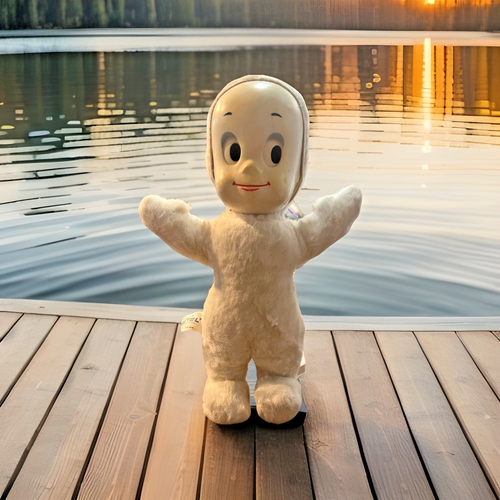 Vintage Plush 1962 Casper The Friendly Ghost Talking Pull String Doll ...