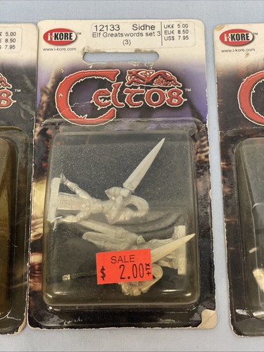 i-Kore Celtos Sidhe Elves Metal Fantasy Figures Lot Of 6 NISP 12 ...