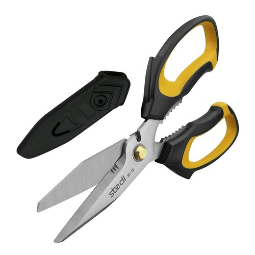 8-inch Scissors Heavy Duty, Multipurpose Scissors, Stainless Steel ...