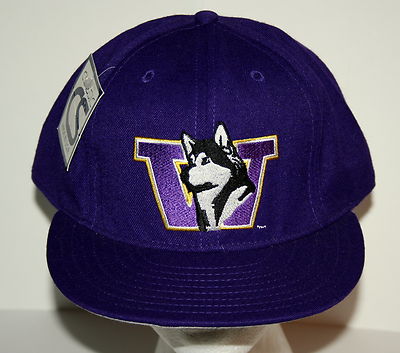 University Washington Huskies Football New NOS Tags Cap Hat 1990s sz 6 ...