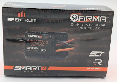 Spektrum Accessories FIRMA 2 in 1 - 40A BR Smart ESC/Dual Protocol RX ...