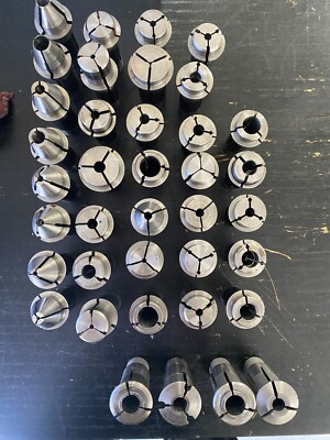 TF-25 COLLETS TD-20 GUIDE BUSHINGS Southwick & Meister/Hardinge, whole ...