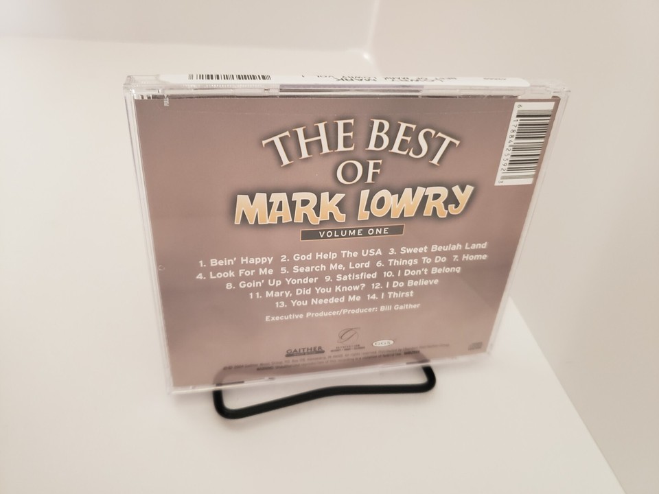 The Best of Mark Lowry Volume 1 Gaither Gospel Series New Sealed CD ...