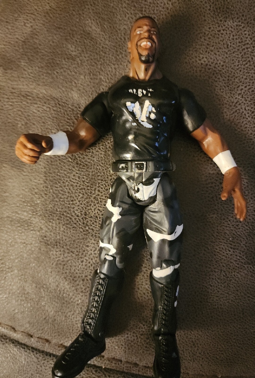 DEVON DUDLEY Boys WWE WWF WCW Action Wrestling Toy Figure 1999 Jakks ...
