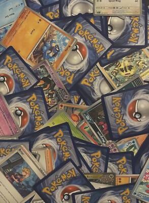 100 Pokemon Card Lot- Common, Uncommon, Rare, Holo/R.Holo, No Energy ...