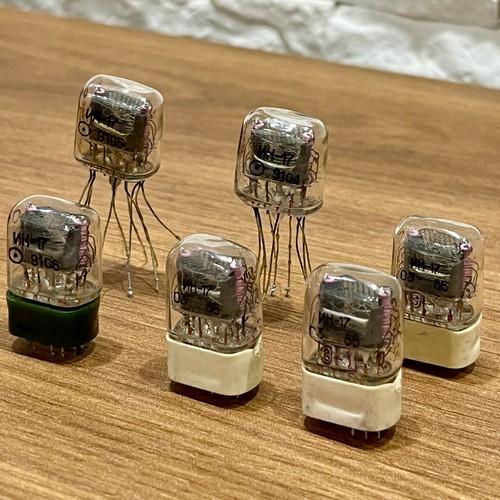 IN-17 Nixie tubes for DIY Clock 6PCS IN17 NIXIE Valves set of USSR ...