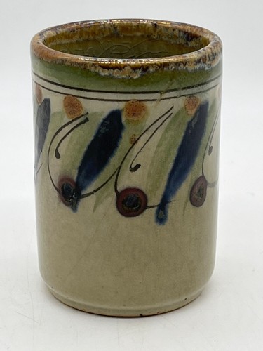 Ken Edwards Mexican Pottery Tumbler Vase Artist Signed | eBay