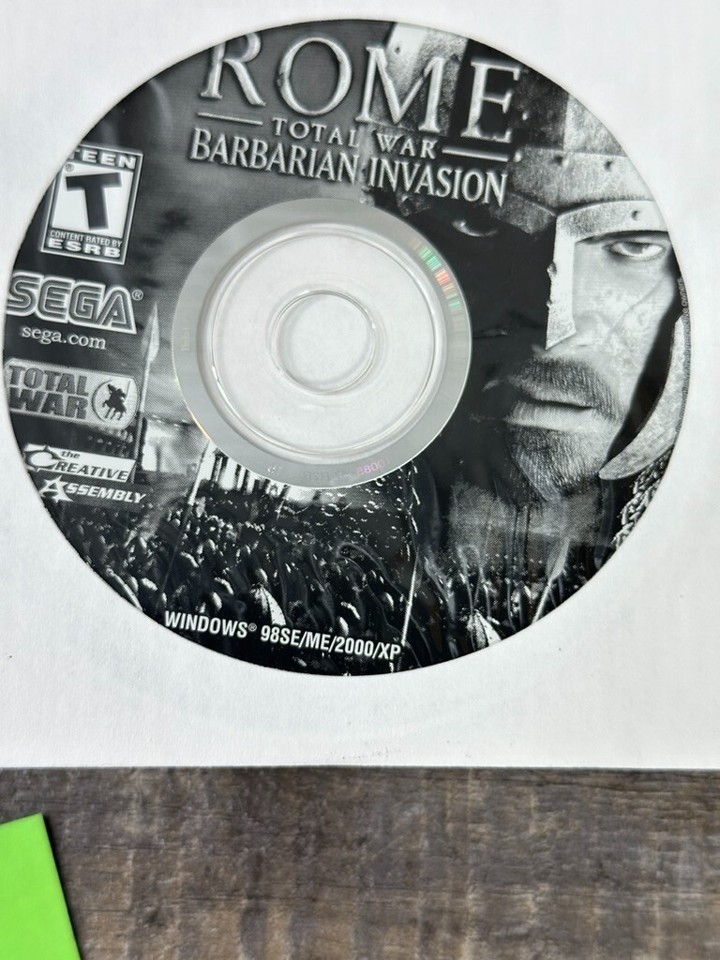 Rome Total War GOLD EDITION PC Game Barbarian Invasion Computer US ...