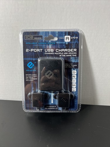 ICS Innovation 2-Port USB Charger A 2FD B Mounts Easily to Nightstands ...
