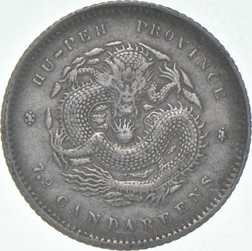 Roughly Size of Dime 1895-1907 Hupeh Province 10 Fen World Silver Coin ...