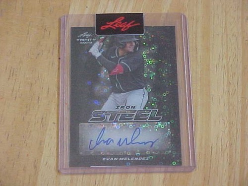 Ivan Melendez 2023 Leaf Trinity Iron Steel Rookie 1/1 AUTO 1/1 ...