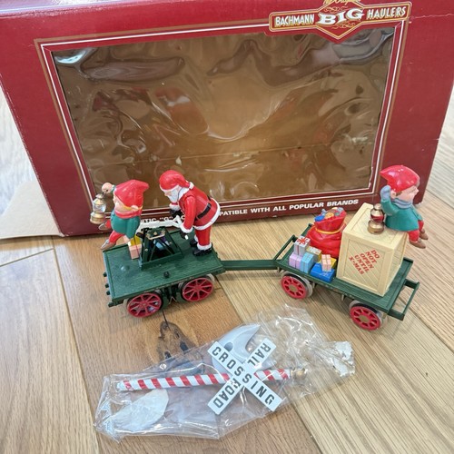 Bachmann 96240 Big Haulers Christmas Car G Scale Hand Car Train Car | eBay