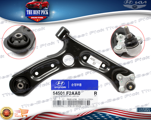 ⭐OEM⭐ Lower Control Arm RIGHT For 2017-2020 Elantra & 2019-2024 Forte ...