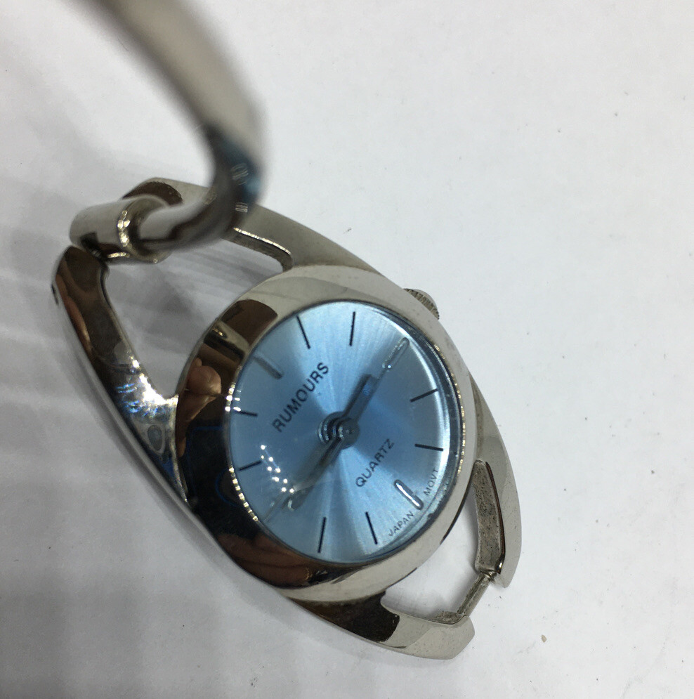 Rumours Quartz Brushed Ladies Watch Blue Dial Works New Battery | eBay