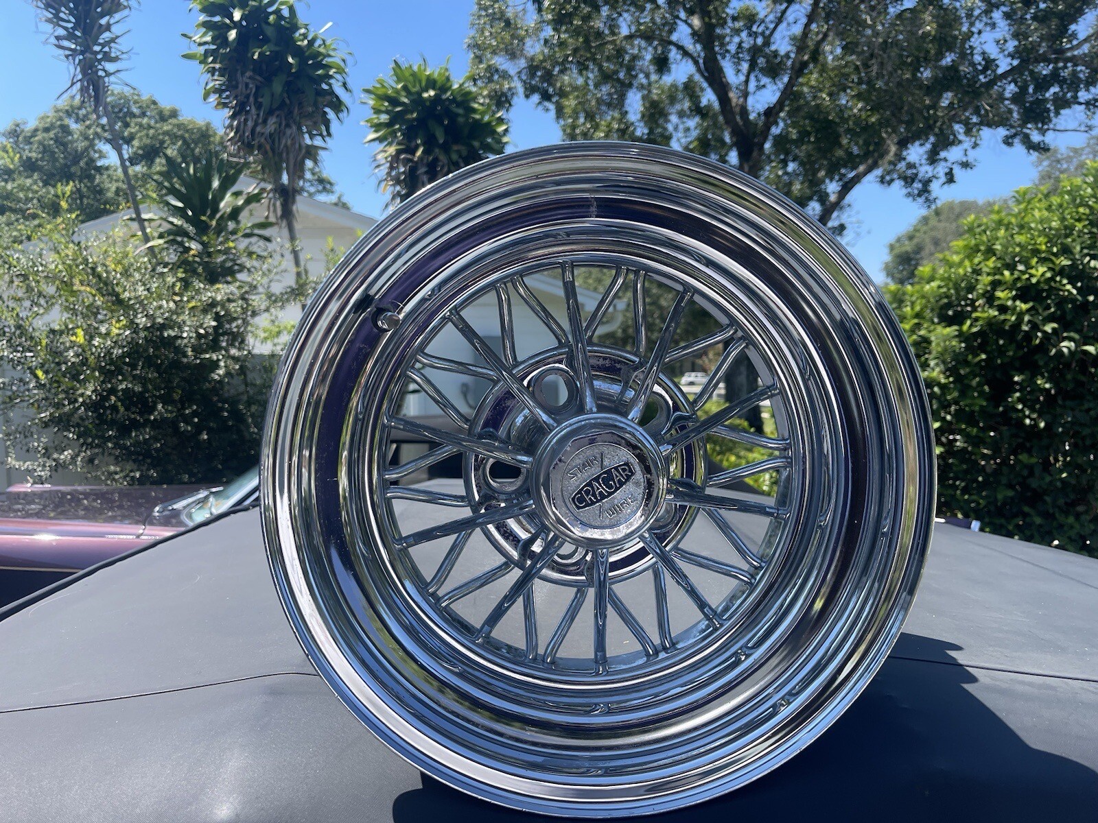 One Cragar Star Wire 30-Spoke Wheel 15x8 RWD New Vintage | eBay