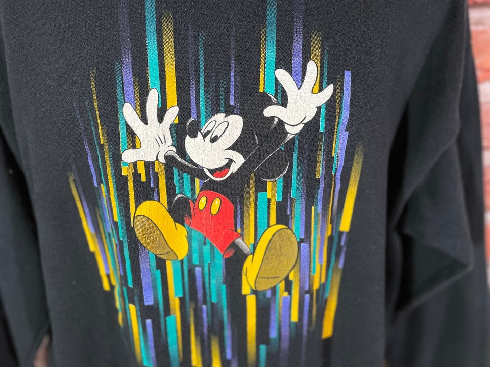 vintage 90s Mickey Unlimited funky print sweatshirt - sz XL - Mickey ...