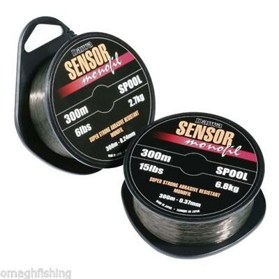 Daiwa Sensor Monofilament Carp Pike Fishing Line 3lb-15lb 300m Spool ...