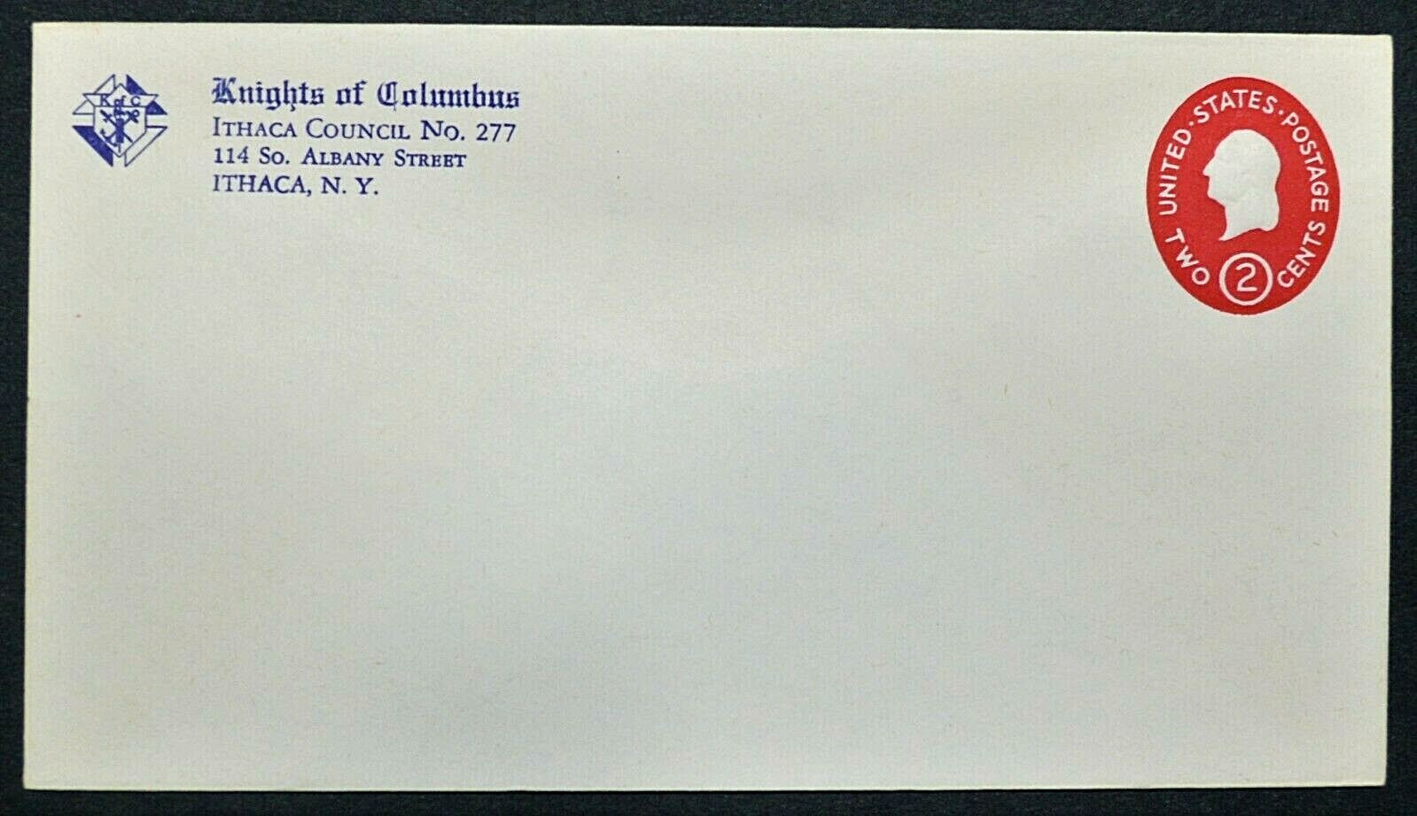 1950 US Sc. #U533 die 3 stamped envelope, 2 cent, mint entire, very ...
