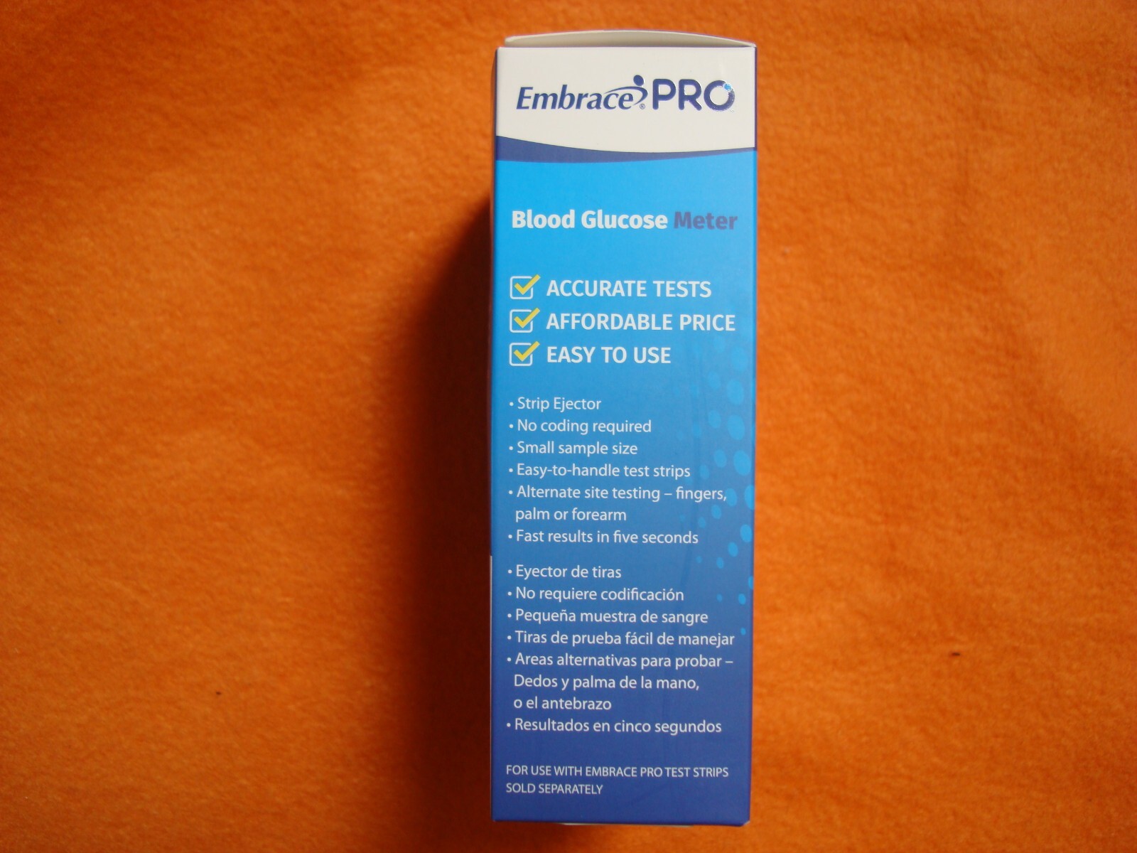 NEW OMNIS embrace pro blood glucose test strip meter ALL01AM0200 | eBay