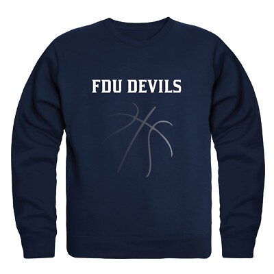 Fairleigh Dickinson University Devils FDU Basketball Crewneck ...