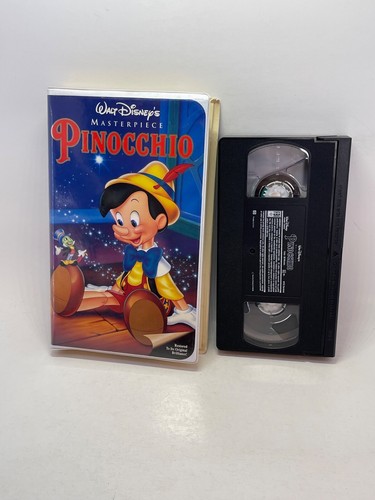 PINOCCHIO WALT DISNEY VHS MASTERPIECE ANIMATED CLASSIC MOVIE | eBay