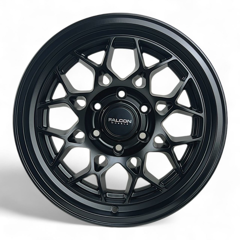 (4) FALCON TX3 EVO 17x9 ET 0 6x139.7 6x5.5 Matte Black Toyota Tacoma | eBay