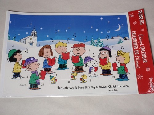 Hallmark Dayspring Peanuts Snoopy Advent Calendar | eBay