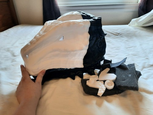 Elder Scrolls Skyrim Argonian Cosplay / Larp / Fursuit 3D Printed Head ...