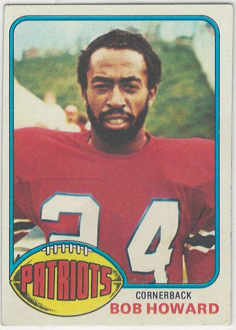 BOB HOWARD 1976 Topps #402 Patriots ID:6513 | eBay