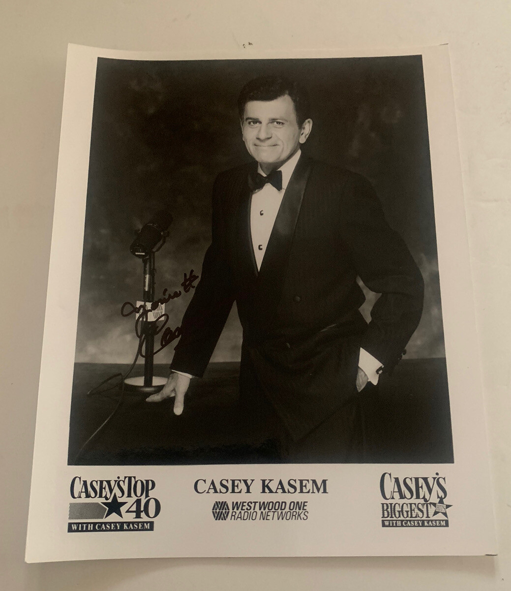 Casey Kasem American Bandstand Signed Autographed 8x10 Photo Beckett ...