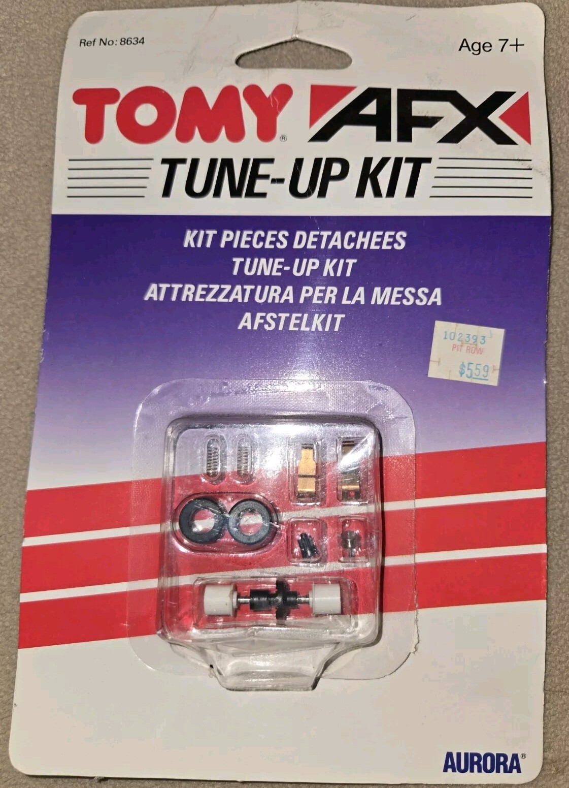 8634 TOMY AURORA AFX HO turbo Slot Car Tune-Up Kit 8634 new old stock ...