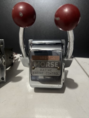Used Morse Marine Dual Lever Engine Control | eBay