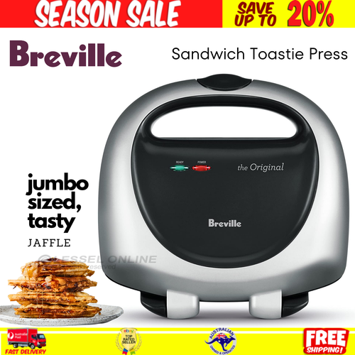 Breville Toasted Sandwich Press Toaster Large Jaffle Maker Big Fill ...