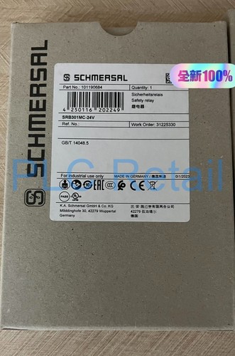 NEW SCHMERSRL safety relay SRB301MC-24V Fast delivery | eBay