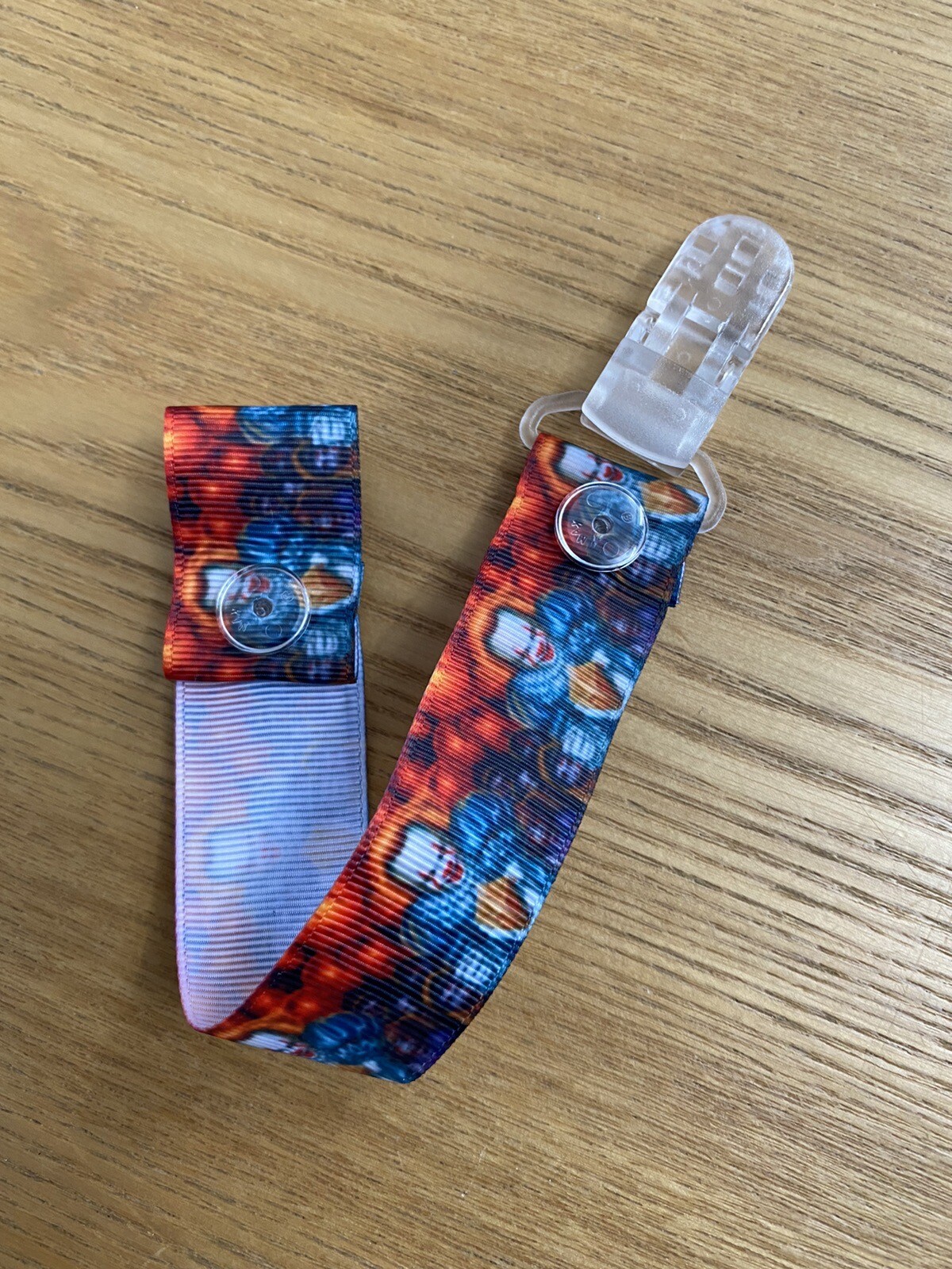 Baby Dummy Clips Pacifier Chain Soother Holder Strap Halloween It Clown ...