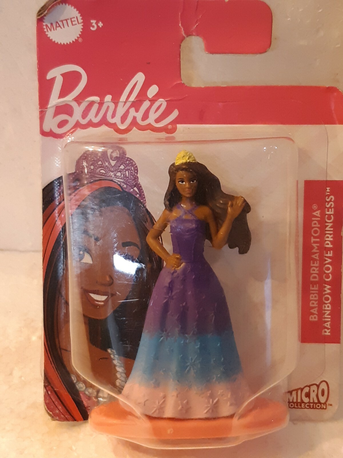 Mattel Barbie 3" Rainbow Cove Princess Micro Collection Cake Topper ...