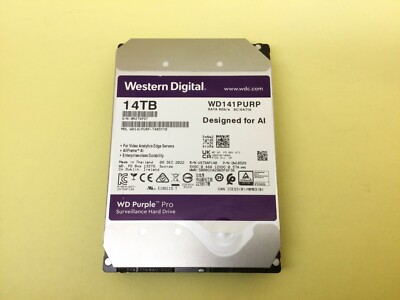 WD Purple Pro 14TB 7200RPM SATA 6Gb/s 512MB 3.5" Surveillance HDD ...