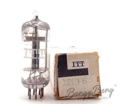 ITT 12BF6 Twin Diode Triode Detector Amplifier Radio Audio Vacuum Tube ...