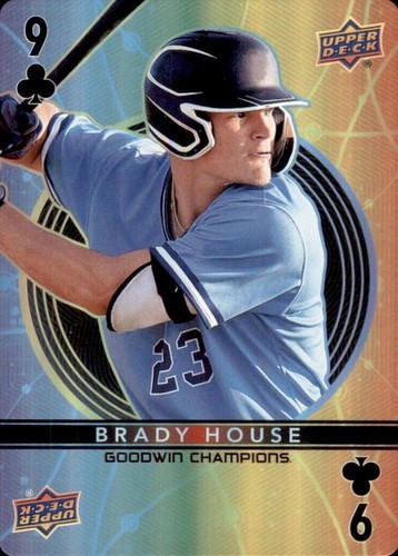 2022 Upper Deck Goodwin Champions Playing Cards #9C Brady House Rookie ...