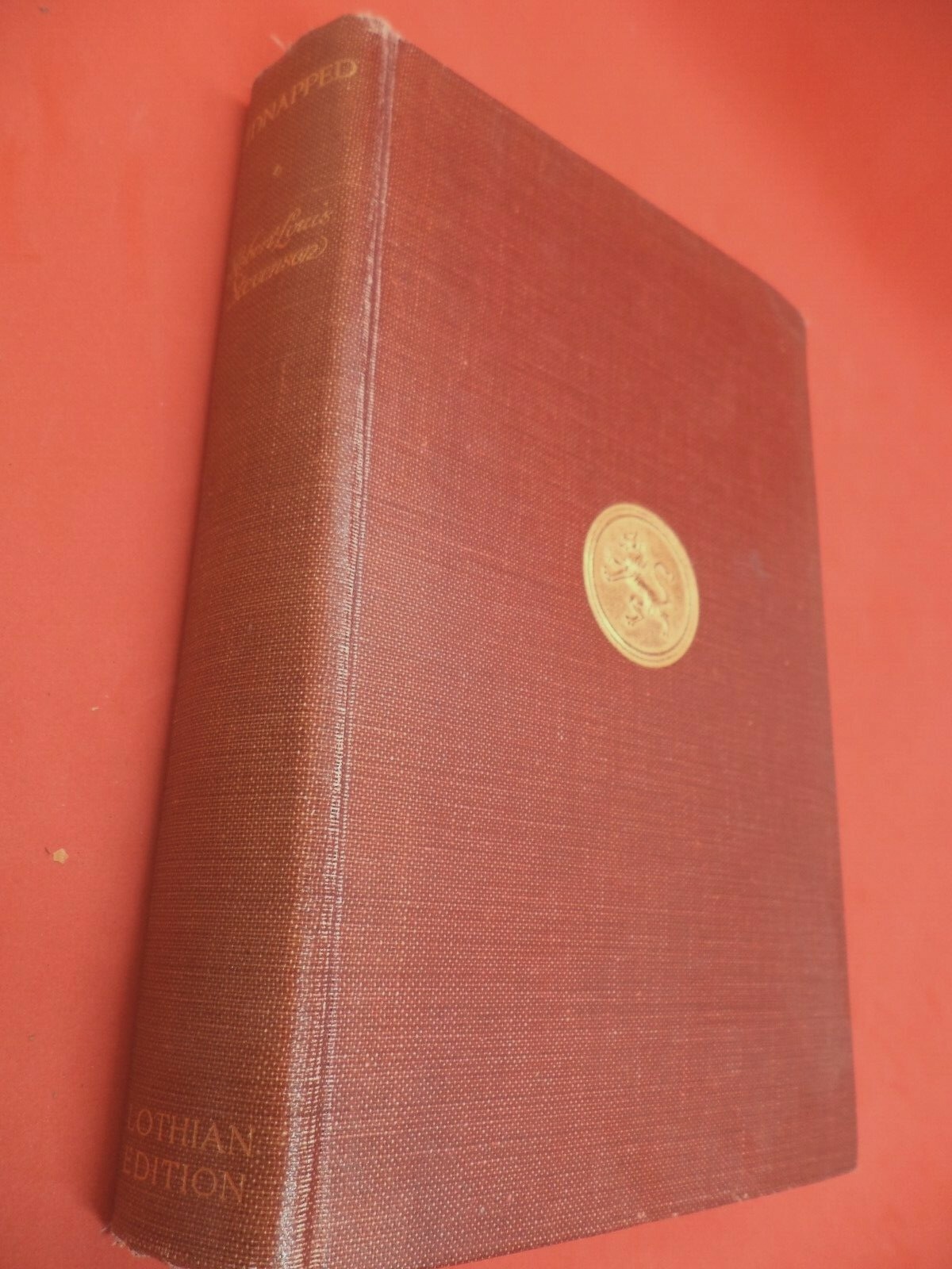 KIDNAPPED old antique book RL ROBERT STEVENSON lothian edition EVELEIGH ...