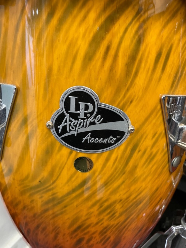 Latin Percussion Aspire 11" and 12" Conga Set with Double Conga Stand ...
