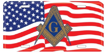 USA FREEMASON MASON PATRIOTIC License Plate Wall Sign Tag Man Cave | eBay