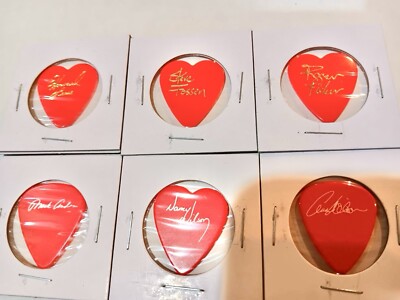 Heart Band Guitar Picks (6) | eBay