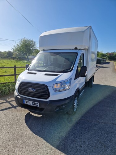 2016 FORD TRANSIT LUTON 2.2 350 WITH TAILLIFT 129K MOT UNTIL 23-04-2026 ...